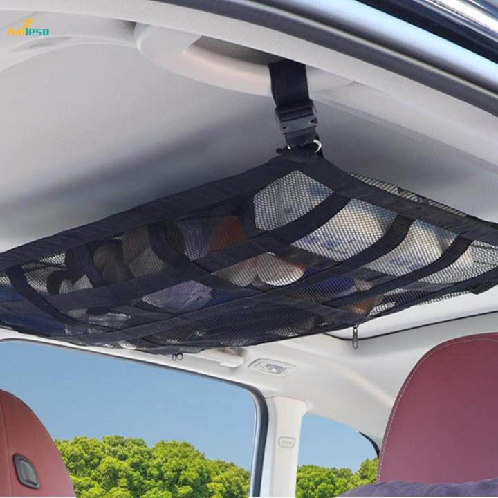 Generic Car Ceiling Cargo Net Overhead Storage Net Double Car Roof ...