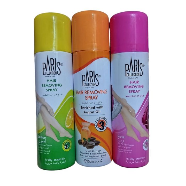 Paris Collection Hair Removing Spray 150ml Fast Hair Removal Spray For ...