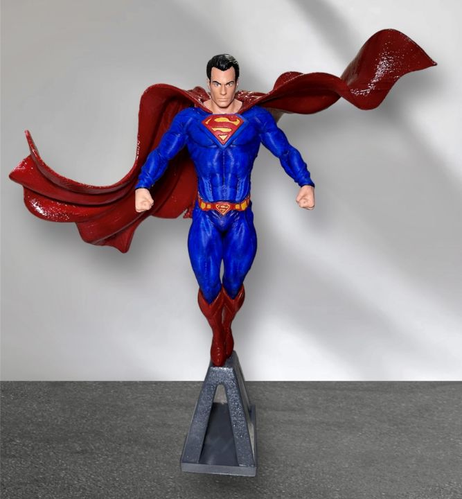 Superman Action Figure Statue Customized Hand Painted DC | Daraz.pk