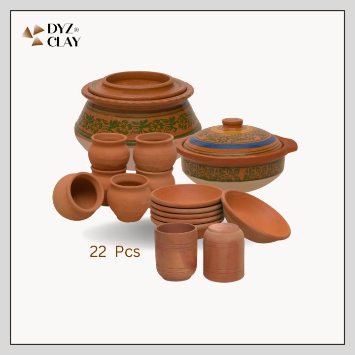 CLAY Cooking OLD TREND SET 1, 5 Clay Cooking Product set | Daraz.pk