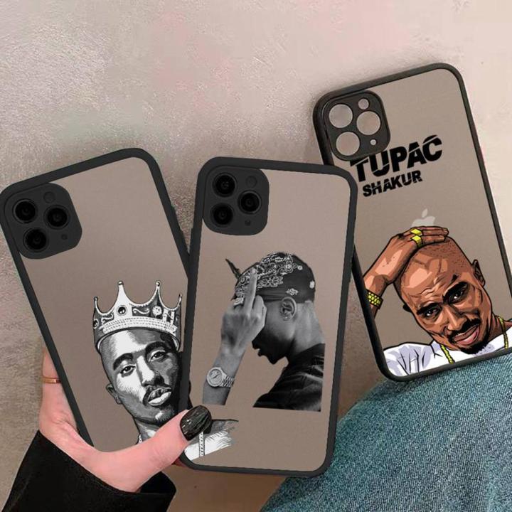 Tupac Rapper 2pac singer Tupac Phone Case matte transparent For iphone ...