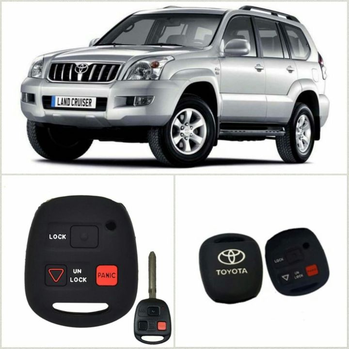 PVC Silicone Key Cover For Toyota Prado Fj 120 | Daraz.pk