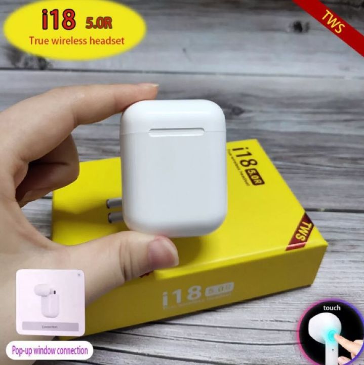 Original i18 Tws Bluetooth/i18 Tws Wireless Earphones | Daraz.pk
