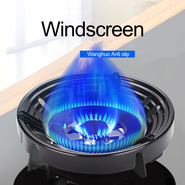 Gas Stove Wok Ring Heat Resistant Enamel Energy Saving Windproof Round ...