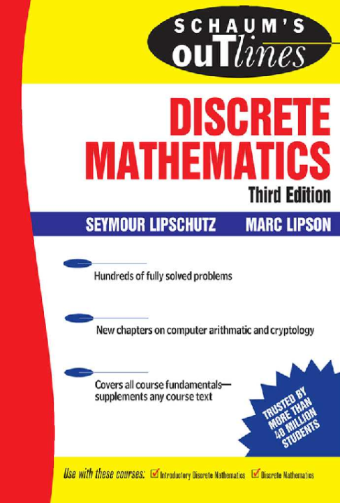 Schaum's Outline of Discrete Mathematics (Schaum's) 2nd Edition | Daraz.pk