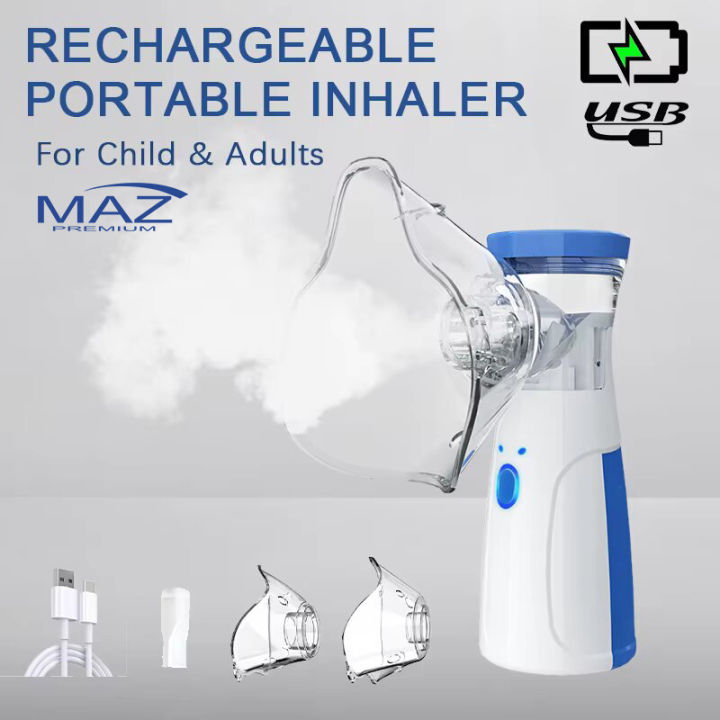MAZ Premium Mesh Nebulizer Machine For kids and adults, Handheld, Mesh ...
