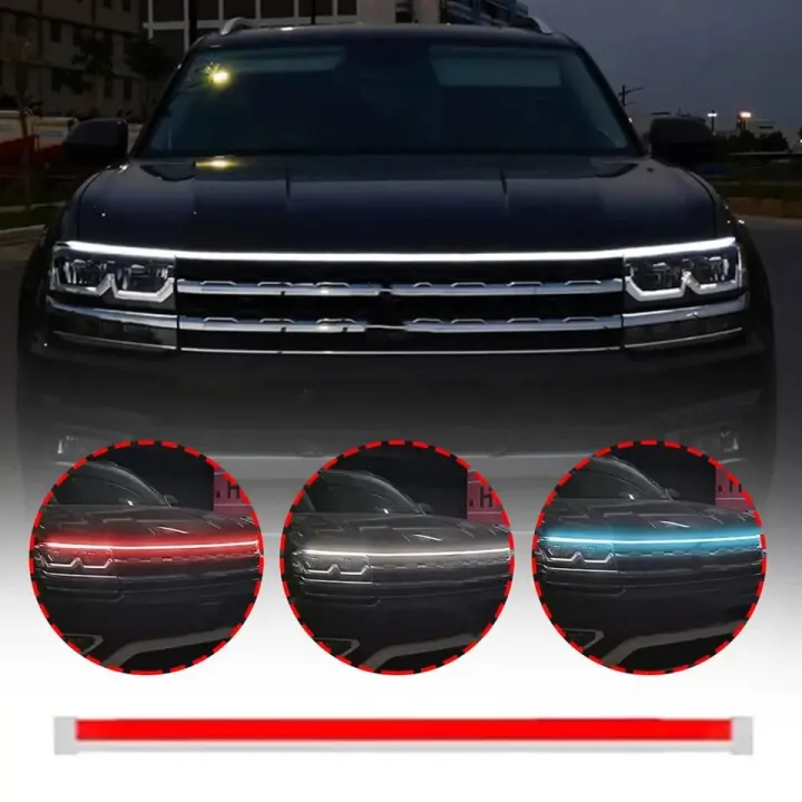 Led Decorative Light Strip For Car Hood Universal Daytime Running Light ...