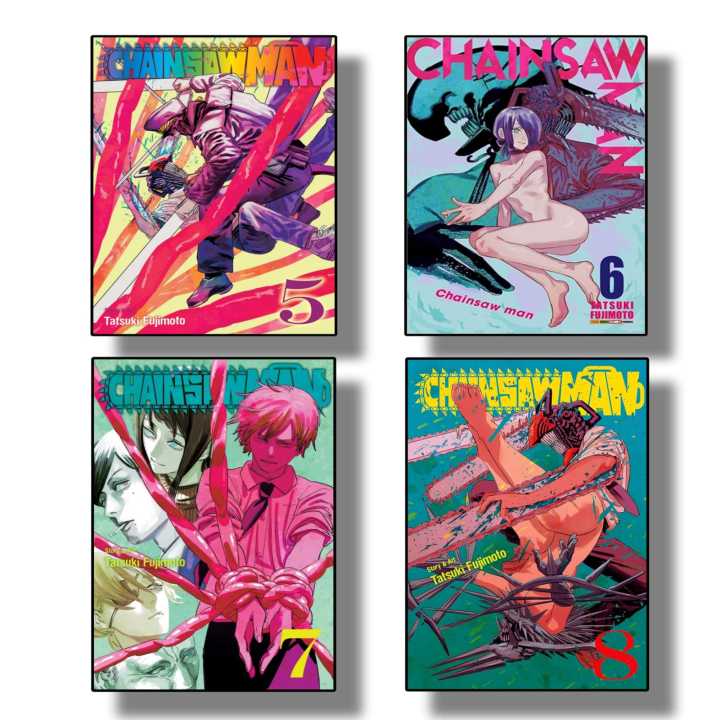 Chainsaw Man Volume. 5 To 8 by Tatsuki Fujimoto | Daraz.pk