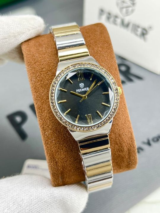 🕰 Premier Luxury Analog Wrist Watch – Two-Tone Stainless Steel | Daraz.pk