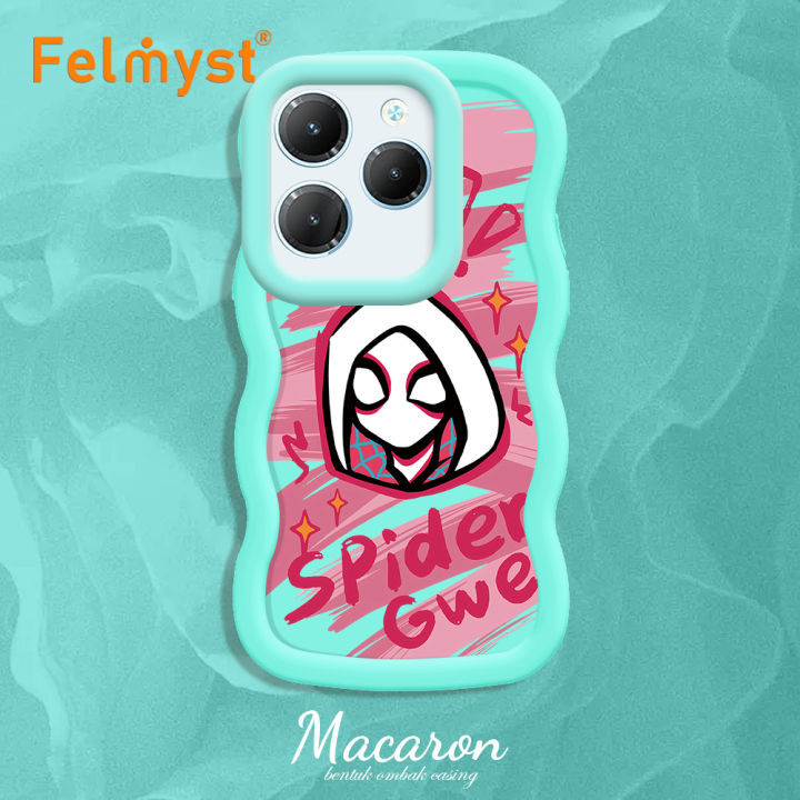 FELMYST for Infinix Hot 40 Pro Tecno Spark 20 Pro Back Cover Big Wave ...