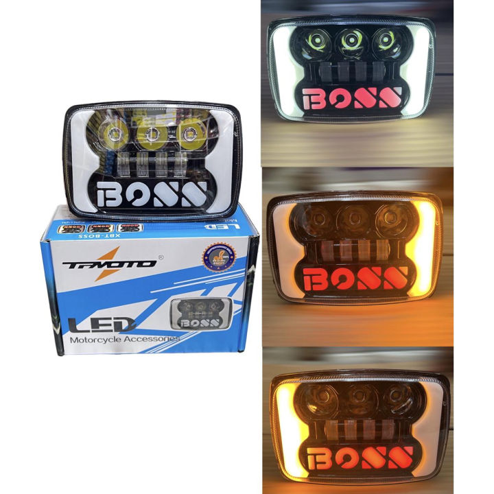 Motorcycle Projector Headlight Beam With Indicator DRL For 70CC And ...