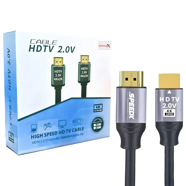 SPEED-X 2.0V HDMI PREMIUM CABLE ULTRA HD 4K 30M (FULL LENGTH) | Daraz.pk