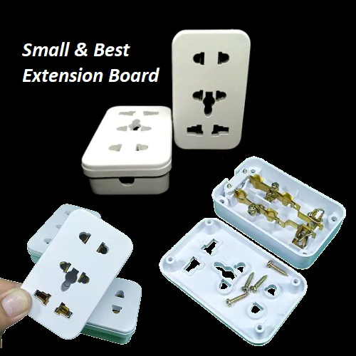 Small Extension Board Micro Lead 10A Board 3-Ways AC Extension Board ...