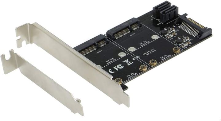 SEDNA - PCIe Dual mSATA SSD Raid Adapter with 2 SATA III Port and ...