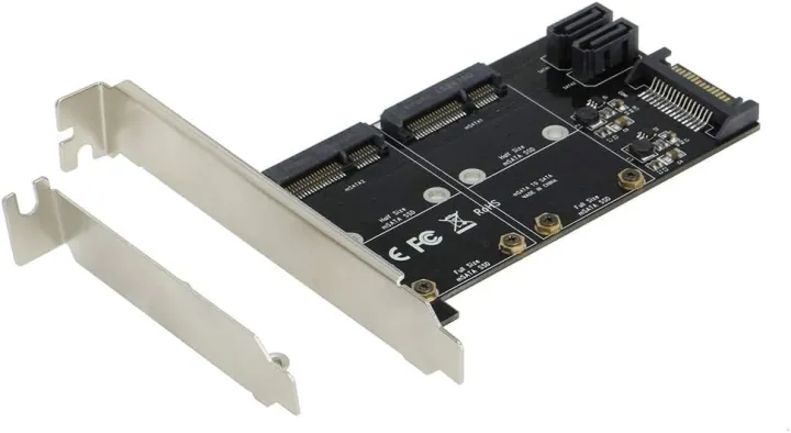 SEDNA - PCIe Dual mSATA SSD Raid Adapter with 2 SATA III Port and ...