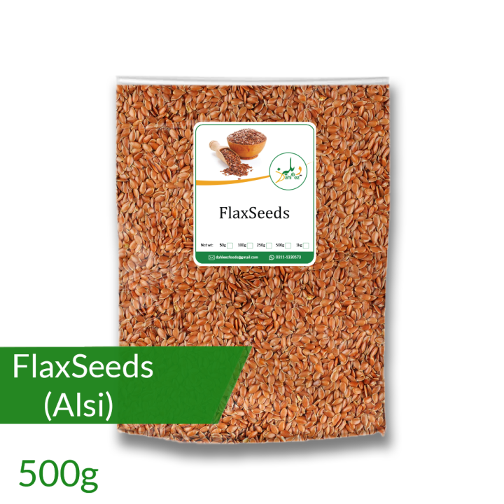 Alsi - Flax Seeds / Flex Seeds 500g | Daraz.pk