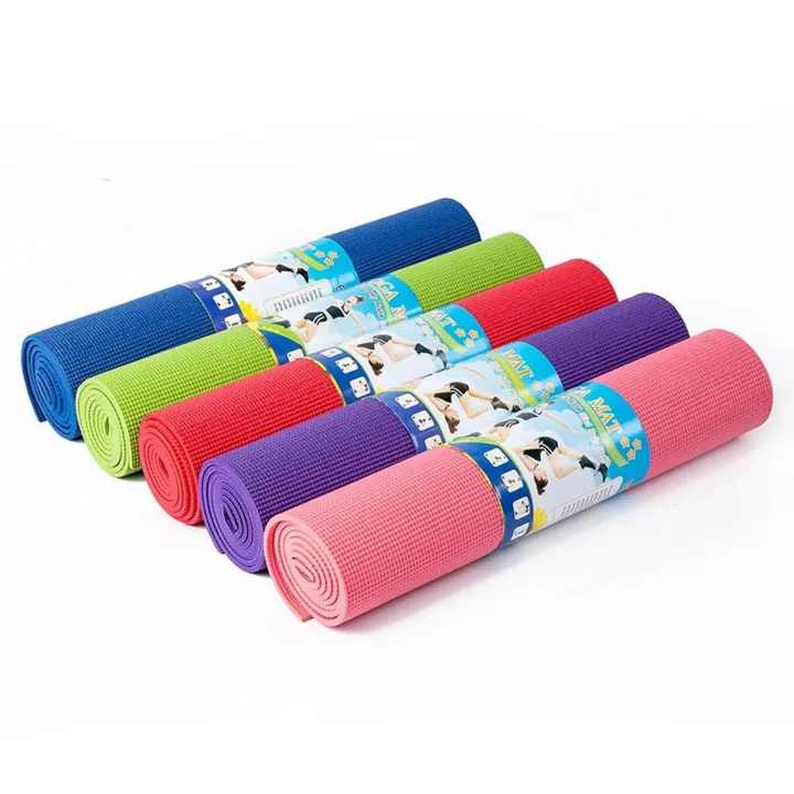 Yoga PVC Sports Exercise Fitness Mats - 8mm | Daraz.pk