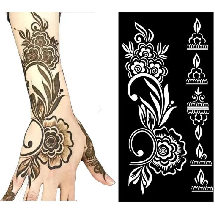 Mehndi Stickers Single Sticker Mehndi Designs Mehndi Papers Mehndi ...