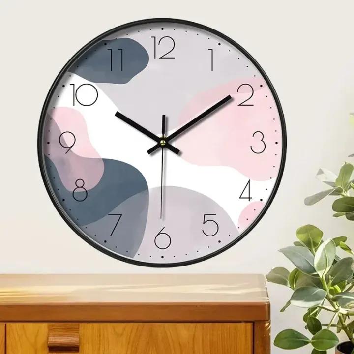 20 Cm Digital Cute Wall Clock Living Room Modern Children Round Wall ...