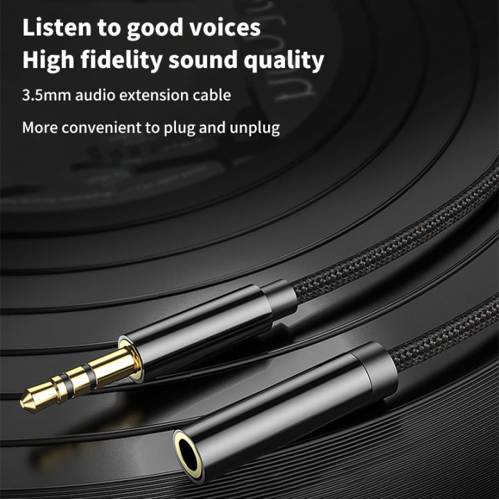 10m Long 3.5mm Headphone Cable Audio Extension Cable Aux Computer Audio ...