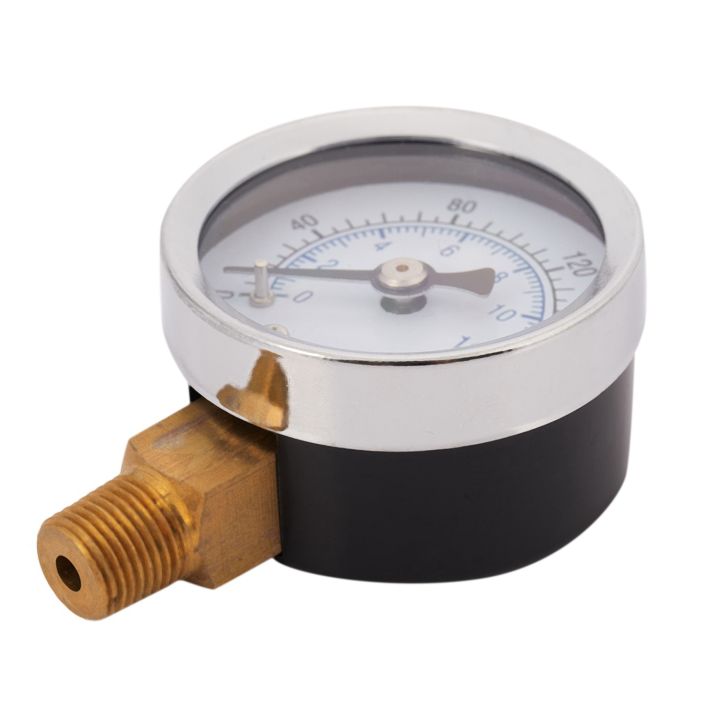 Ts-40-14 Bar 0-200 Psi 0-14 Bar Pressure Gauge 1/8 Male Npt Pressure Gauge Air Compressor ...