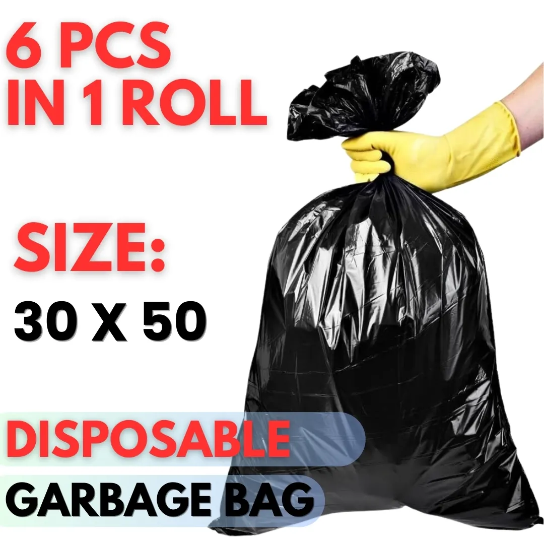 Pack of 06 PCS 30" x 50" OXO Biodegradable Non-Toxic Home Trash Bags ...