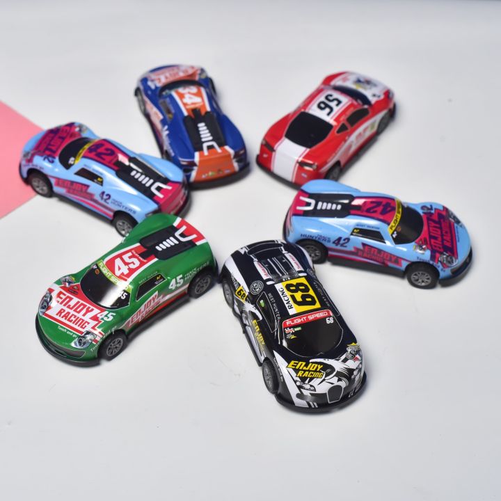 Push Pull Car Play Set Die Case Pack of 6 High Quality Tot | Daraz.pk