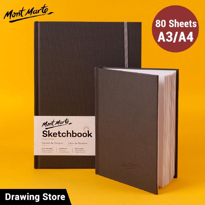 Mont Marte Hardcover Sketchbook Pads 80 Sheets 110Gsm | Daraz.pk