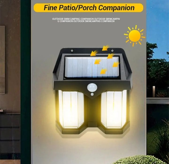 Solar Sensor Light Human Body Induction Light Operated Outdoor Wall ...