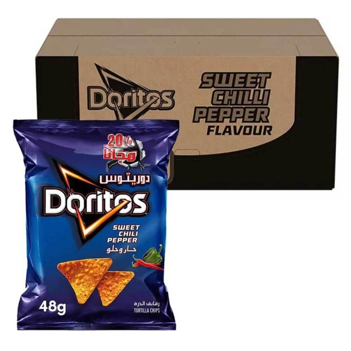 Doritos Sweet Chili Pepper – 48g (Full Box of 20 Packs) | Imported ...