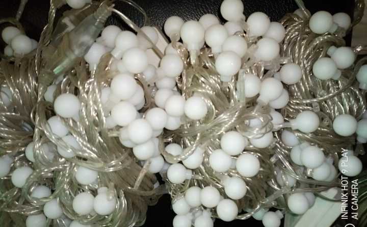 Cherry Balls LED String Light - 60 ft Length - Warm Decorative Lighting ...