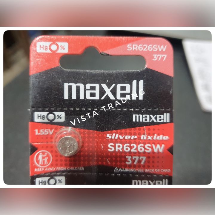 1 Piece of Original Japanese 377, AG4, LR626, SR626SW, LR66, Button ...