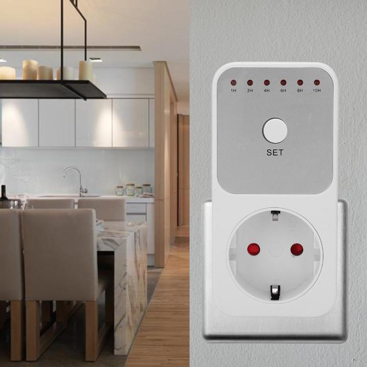 Timer Power Socket Switch Plug‑in Countdown Controller EU Plug 230V | Daraz.pk