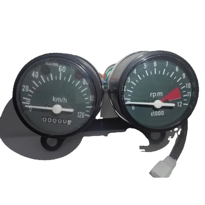 Motorcycle Double Round Speedometer Tachometer RPM Honda Old Model ...
