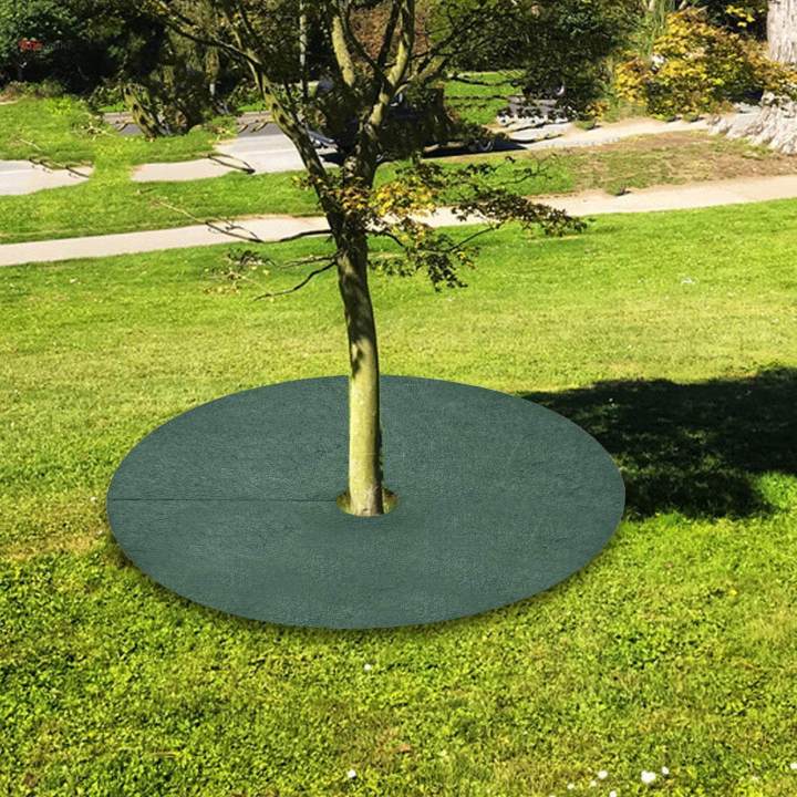 10Pcs Tree Weeding Barrier Mats Tree Ground Covers for Tree Grass ...