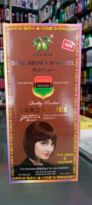 Sardar Jee Dark Brown Hair Color Gel SARDAR JEE EASY DYEING COLOURING ...