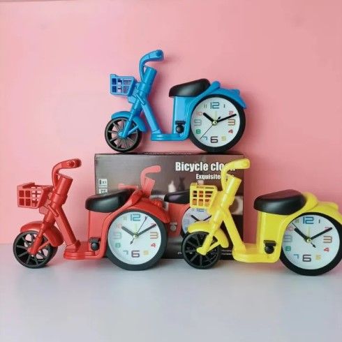 Luxury Retro Style Motorcycle Alarm Clock Classic Chopper Bicycle ...