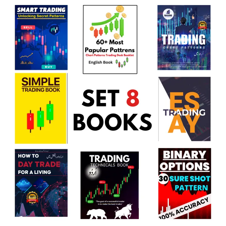 Set Of 8 Trading Books | Simple Trading | 60+ popular Chart Patterns ...
