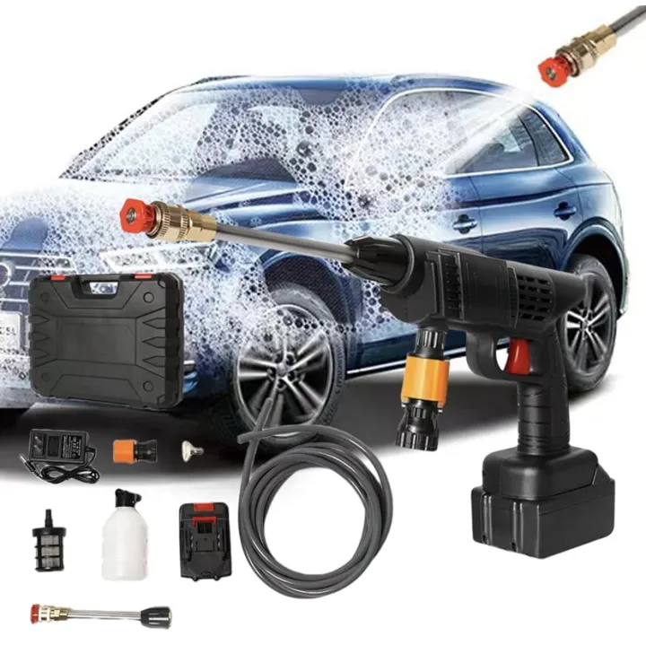 Cordless Portable Pressure Washer Gun 68V 12000mah High Quality Lithium ...