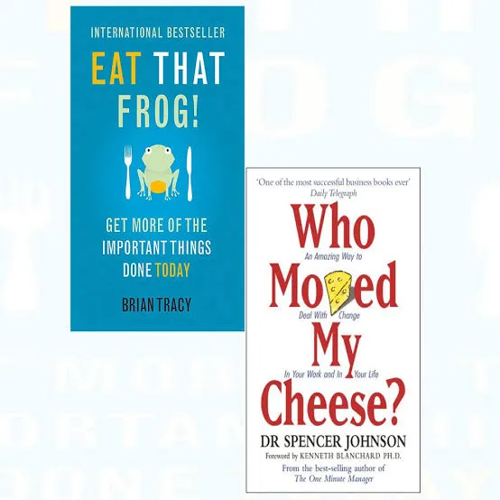 EAT THAT FROG/WHO MOVED MY CHEESE SET OF 2 BOOKS | Daraz.pk