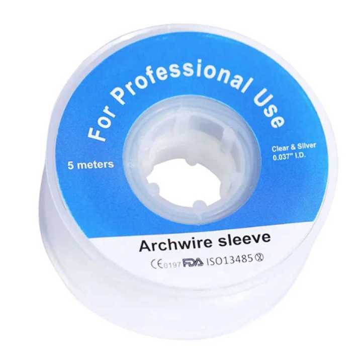 1 Roll/5m Dental Orthodontic Elastic Archwire Sleeve Tubing Arch Wire ...