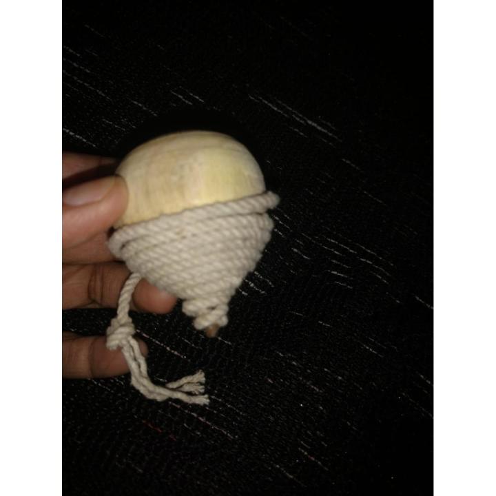 1pcs Wooden Spinner Lattoo With Thread, For School/Play School Lattu ...