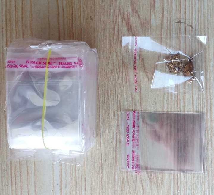 Pack of (100) 2.5x3 inch Crystal Clear Flap Seal Bag Resalable Poly ...