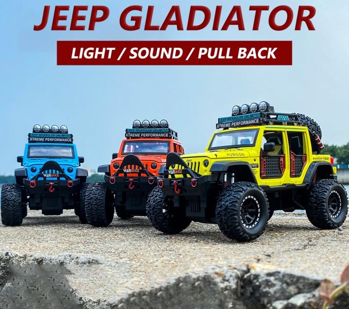 1:24 Jeeps Wrangler / Jeep Wild Gladiator Big Tyre Refit Pickup Off ...