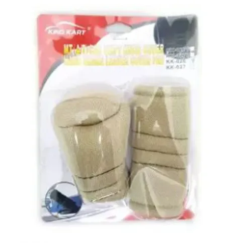 2 in 1 Universal Gear Shift Knob and Handbrake Cover | Soft Beige ...