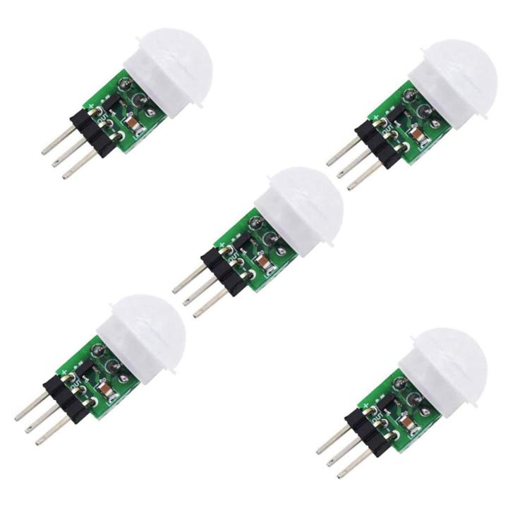 AM312 PIR Sensor,5 Pack PIR Motion Sensor Outdoor Mini Pyroelectric ...