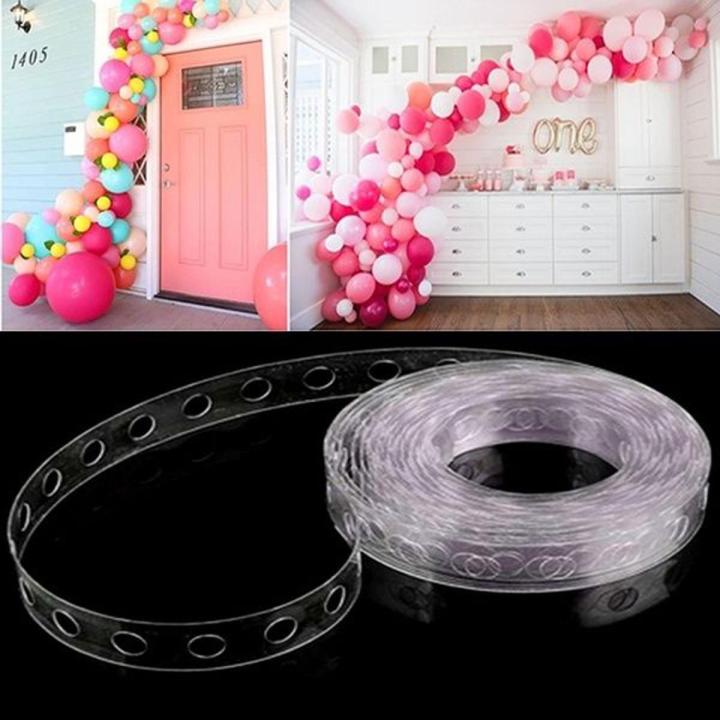 5m Balloon Arch Strip Tape Connect Strip Chain Garland Arch Kit Tape ...