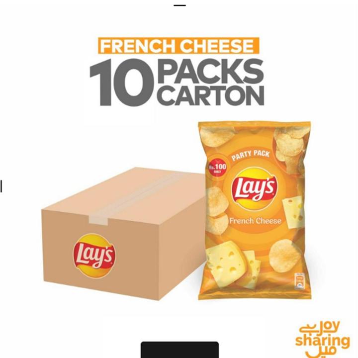 Lays French Cheese Rs. 100 - Pack of 12 | Daraz.pk