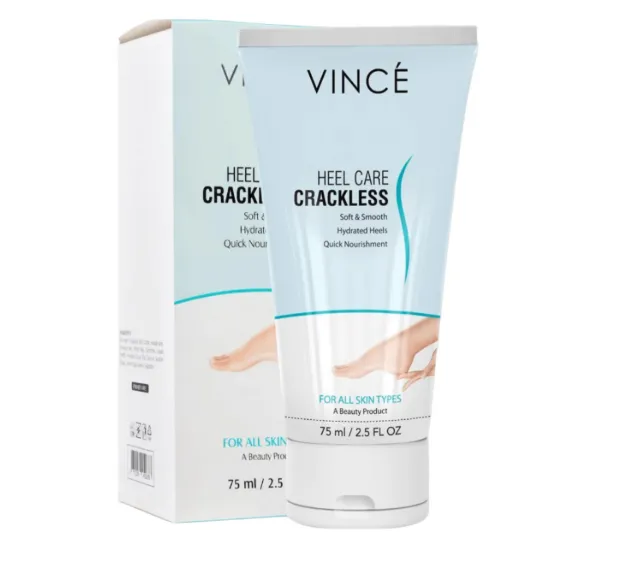Vince Heel Care Crackless Cream 75ml – Repair Dry, Cracked Heels for ...