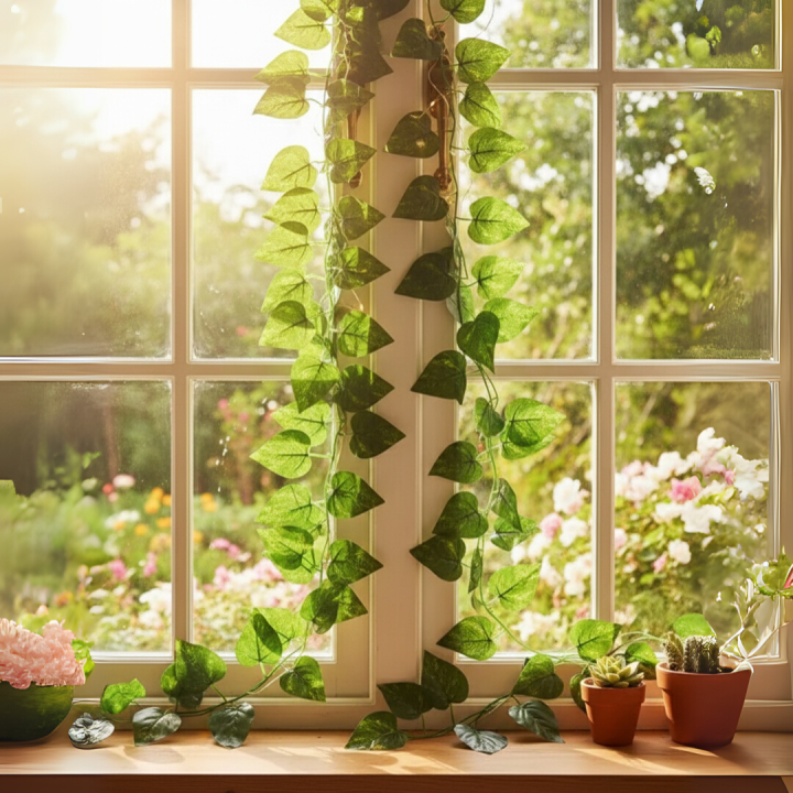 Pack of 1 / 6 / 12 Bail green Artificial Plants Decoration - Green ...